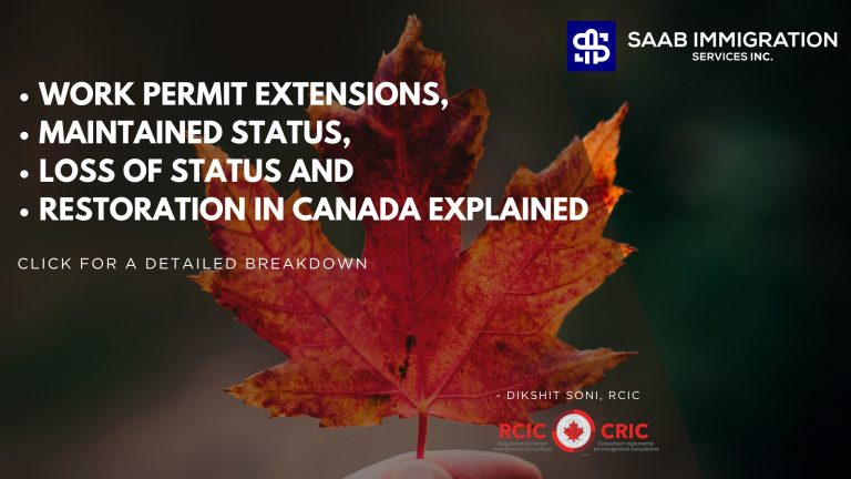 Work Permit Extensions, Maintained Status, Loss of Status and ...
